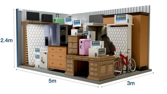 Storage Unit Sizes | Safestore Self Storage | OhMyBox!